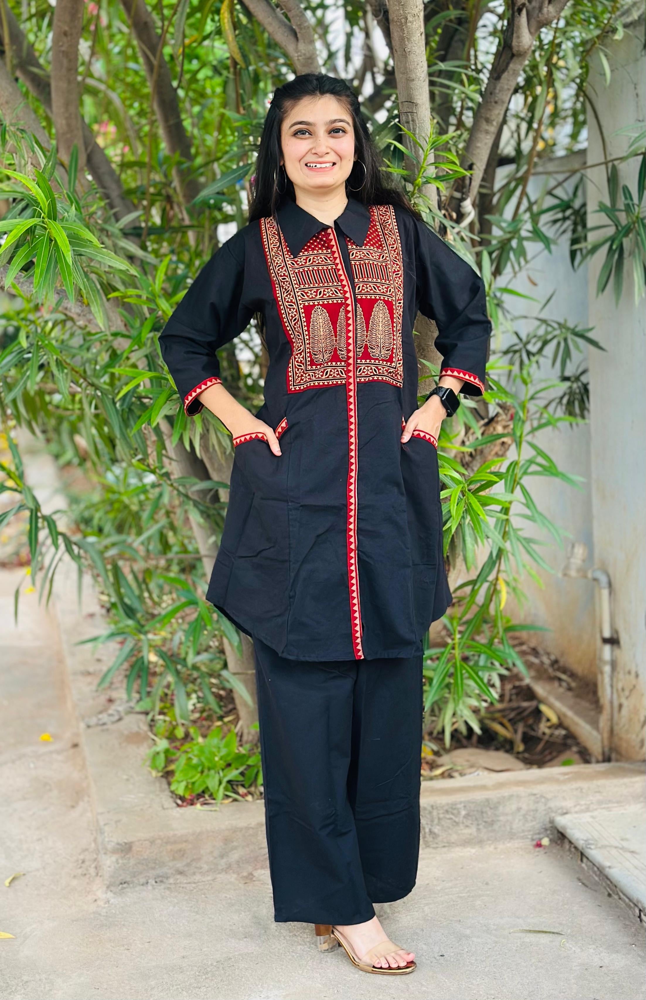 Cord Set With Pocket – Handicraft Fashion